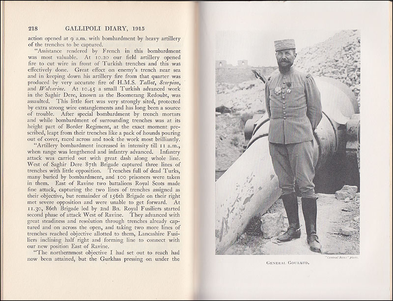 General Sir Ian Hamilton GALLIPOLI DIARY 1915 Turks SUVLA Submarines ...